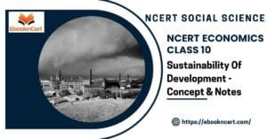 NCERT Economics Class 10 | Sustainability Of Development Notes